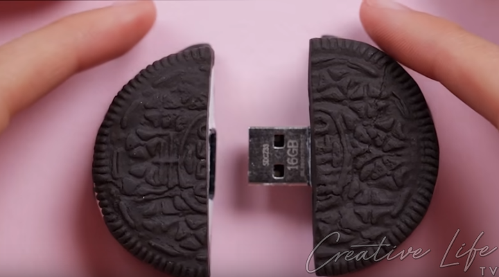 How To Make Clay Oreo USB DIY | Creative Life TV