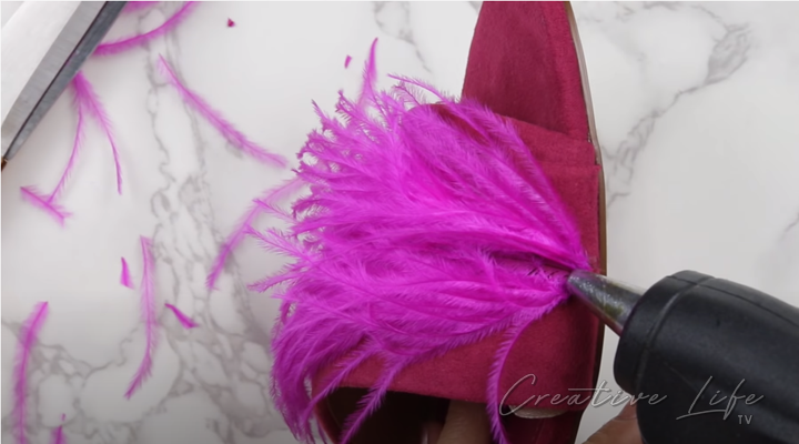 How To Make Pink Feather Slides DIY | Creative Life TV