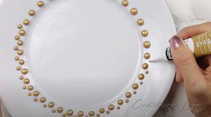 How To Make Porcelain Dot Plates DIY | Creative Life TV